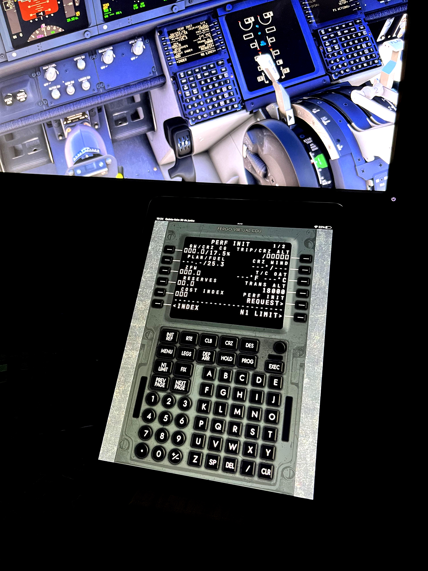 Fergo Simworks » Fergo Virtual CDU » Microsoft Flight Simulator