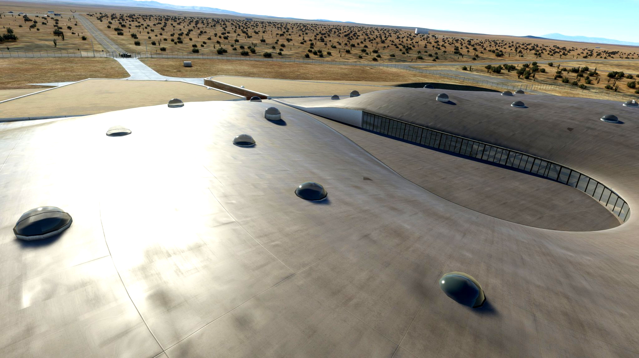 UK2000 Scenery » Spaceport America » Microsoft Flight Simulator